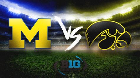 Michigan Iowa Prediction Odds Pick How To Watch Big Ten Championship