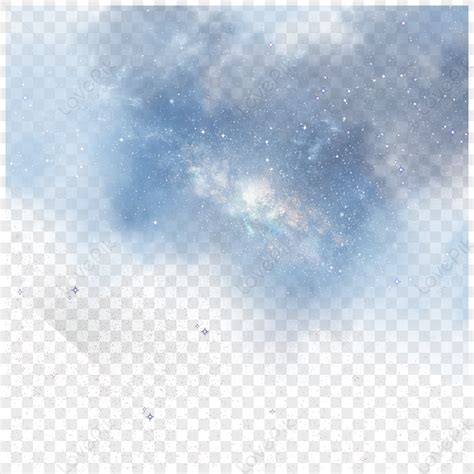 블루 그라데이션 일러스트 은하수 별이 빛나는 밤아름다웠어푸른 Png 일러스트 무료 다운로드 Lovepik