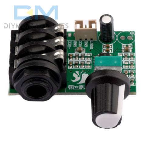 Guitar Instrument Preamplifier Preamp Tl072 Op Amp High Impedance Audio Board Ebay