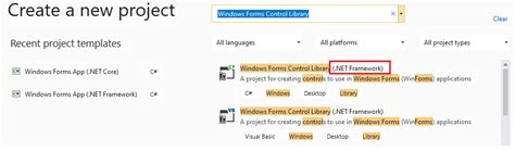 The Template C Windows Forms Controls Library Net Core Is Missing Issue Dotnet