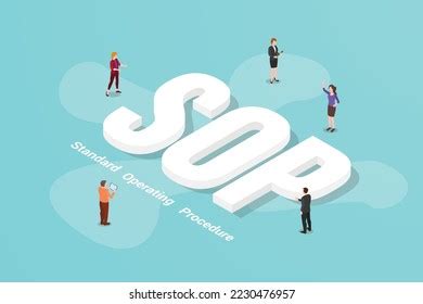 Sop Standard Operating Procedure Big Text Stock Vector Royalty Free Shutterstock