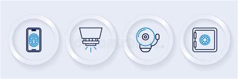 Set Line Safe Ringing Alarm Bell Fire Sprinkler System And Mobile