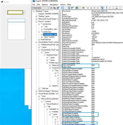 Accessibility The Edit Element In Combobox With Dropdownstyle