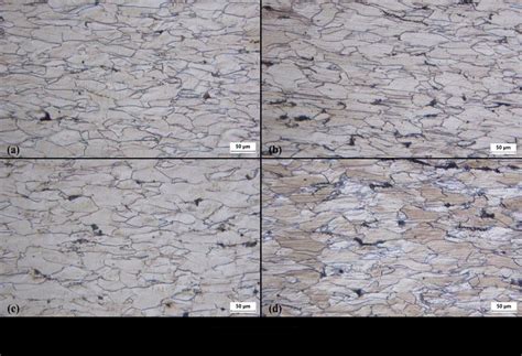 Microstructure Of Cryorolled Low Carbon Steel Aisi 1018 At Various Download Scientific Diagram