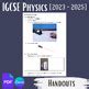 Slides Handouts C IGCSE Physics WAVES PHYSICS BUNDLE