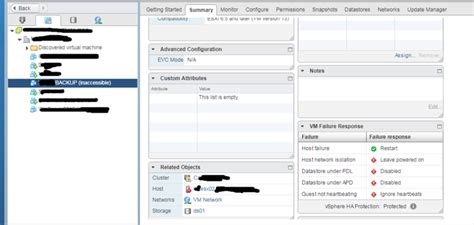 Restoring An Inaccessible Vm Virtualization Spiceworks Community