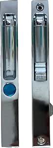 Flush Mount Handle Set With Nite Lock For Sliding Glass