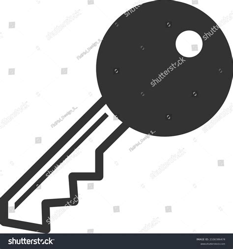 Access Key Icon Vector Key Symbol Stock Vector Royalty Free 2106386474 Shutterstock