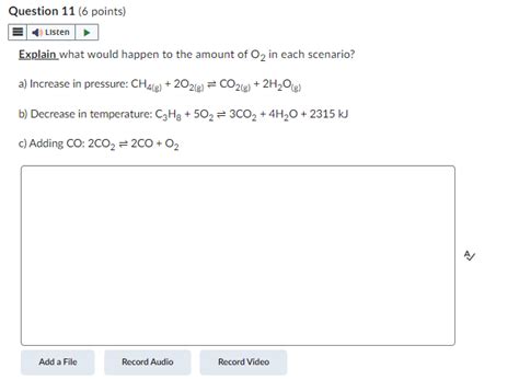 Solved Explain What Would Happen To The Amount Of O In Each Chegg Com