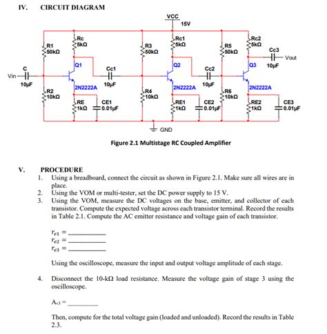 Solved Experiment No 2 Multistage Rc Coupled Amplifier I