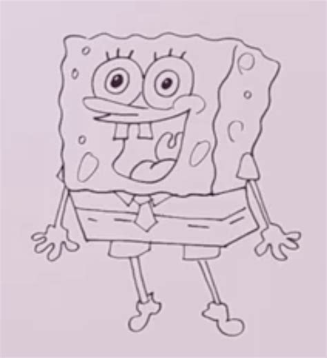 Spongebob Squarepants Pencil Drawings How To Draw Spongebob