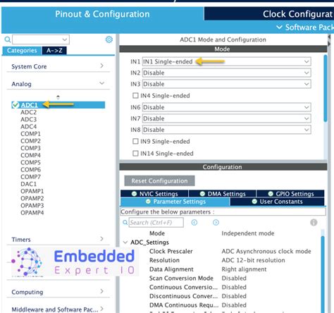 Stm32 Adc Application Part 5 Sample Time Calculation Embeddedexpertio