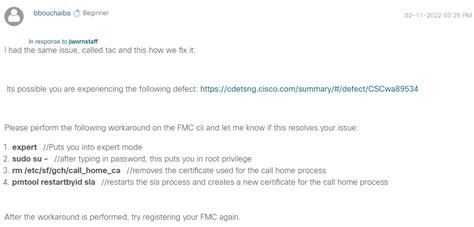 Solved Cisco Fmc Error With Smart Licensing Cloud Cisco Community