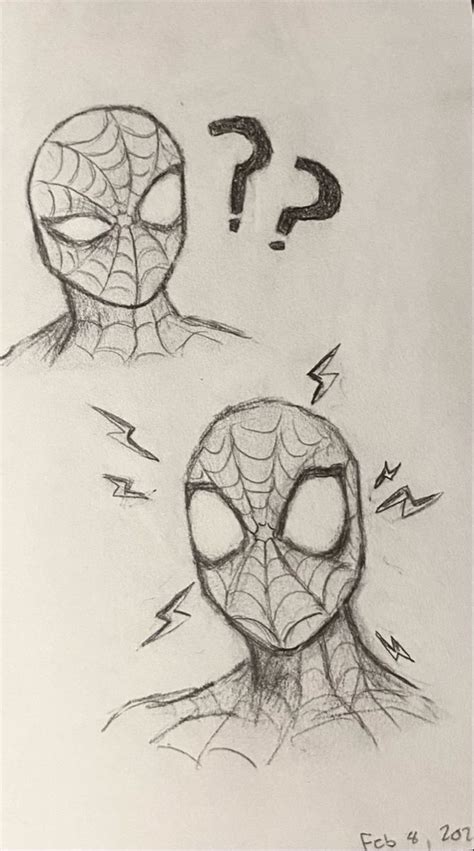 How To Draw Spider Man Face Artofit