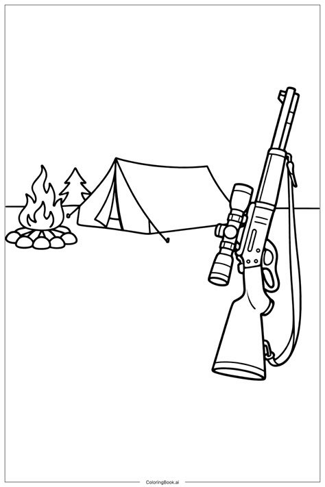 Trang Tô Màu Súng Trại Ranger Có Thể In Miễn Phí Dưới định Dạng Pdf And Png