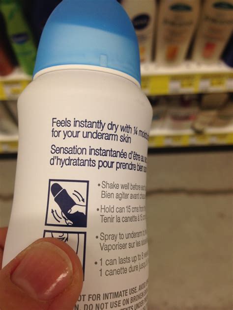 Found On A Bottle Of Deodorant Ramblingbog