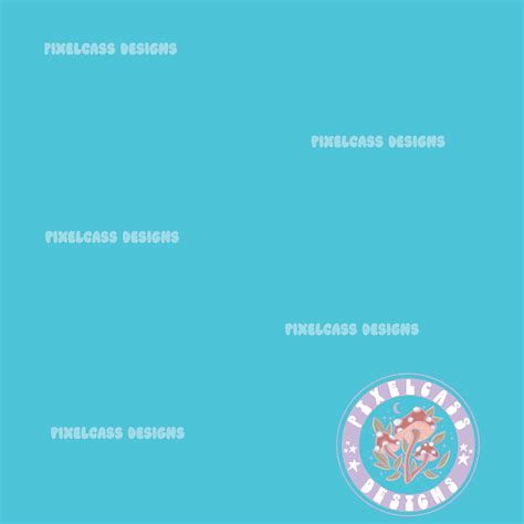 Solid Blue Unlimited Pixelcassdesigns