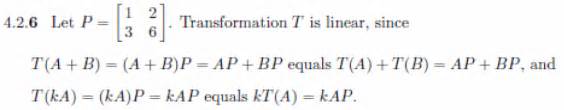 Matrices Notation Of The Transformations In Linear Algebra