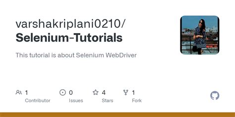 Github Varshakriplani0210selenium Tutorials This Tutorial Is About Selenium Webdriver