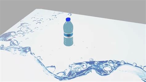 Making Of Water Bottle In Blender