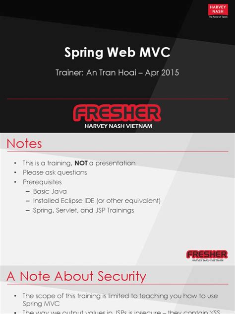 hnvn tr 07040 springwebmvc part1 coursepresentation pdf model view controller java servlet