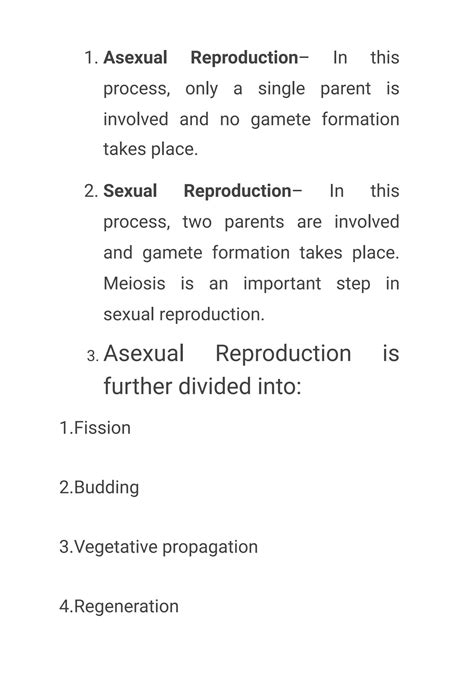 Solution How Do Organism Reproduce Class 10th Notes Studypool