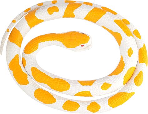 Albino Python Rubber Snake M The Wooden Horse