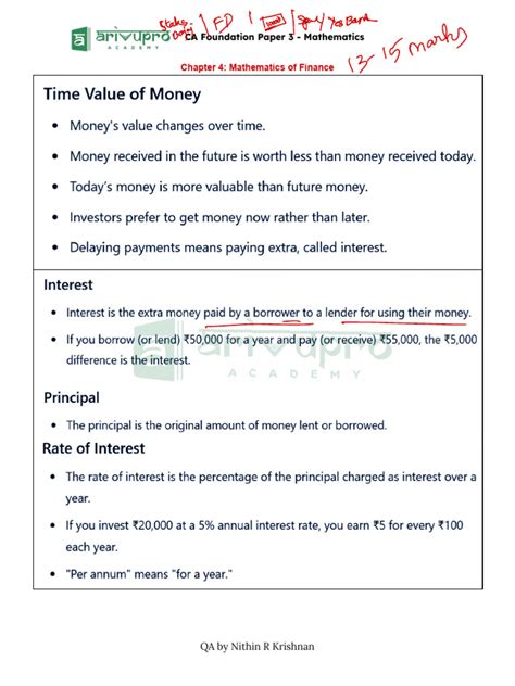 Chapter 4 Mathematics Of Finance Simple Interest 2 1 2 Pdf