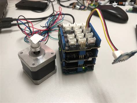 Arduino Uno 步进电机实现旋转效果 Df创客社区
