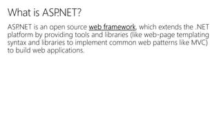 ASP NET Core PPT
