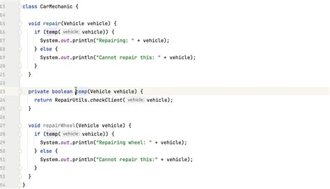 basic refactorings in action the intellij idea blog