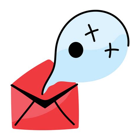 A Unique Handcrafted Sticker Of Empty Email Vector Art At Vecteezy