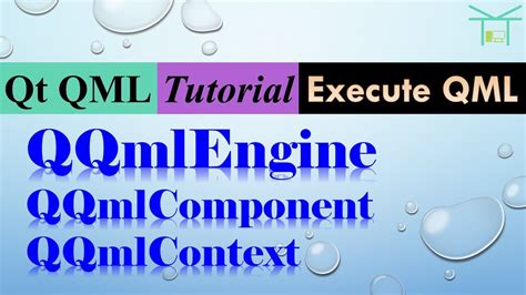 Execute Qml 2 Qqmlengine Youtube
