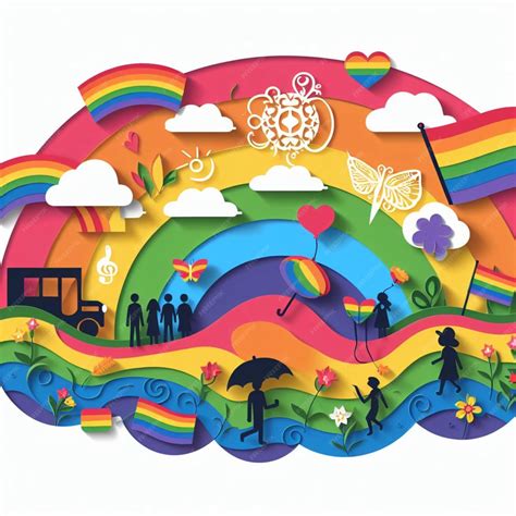 Premium Vector Happy Pride Month Banner Design Lgbtq Celebrating