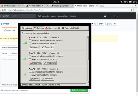 Network Modules Not Showing Up · Issue 909 · Polybarpolybar · Github Network Modules Not Showing Up · Issue 909 · Polybarpolybar · Github