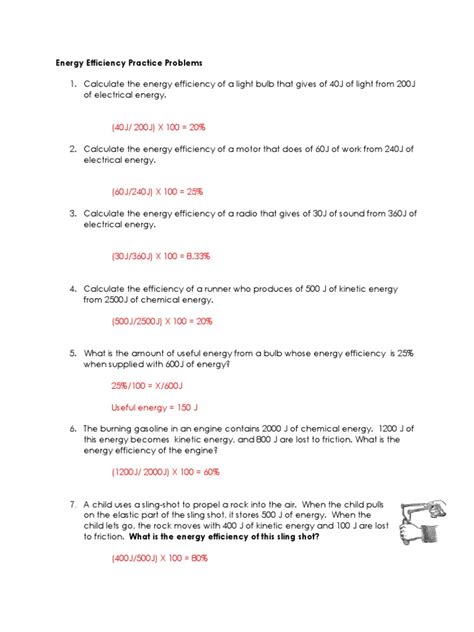 Energy Efficiency Practice Problems Pdf