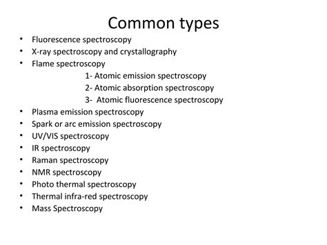 Introduction To Spectroscopy Ppt