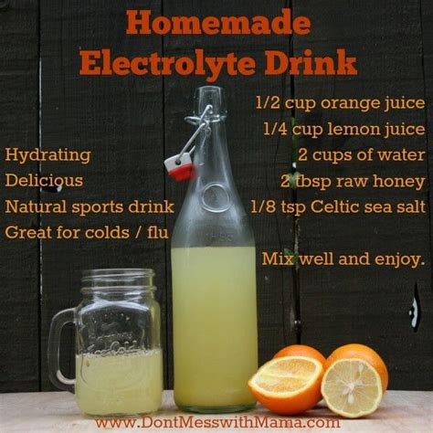 Homemade Electrolyte Solution Recipe Bryont Blog