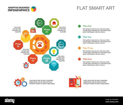 Cycle Diagram With Four Elements Template Stock Vector Image And Art Alamy