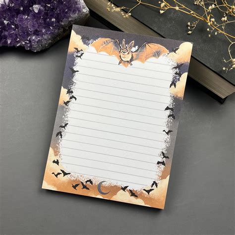 Bat Notepad Willow And Roxas