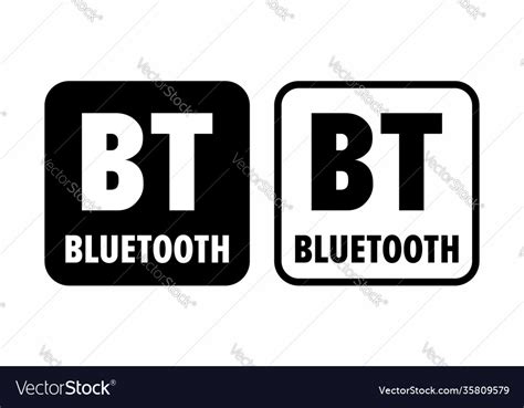 Bluetooth Information Sign Royalty Free Vector Image