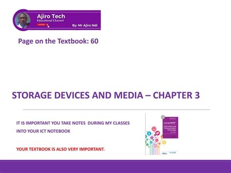 Igcse Ict 04170983 Storage Devices And Media Ajiro Tech Pdf