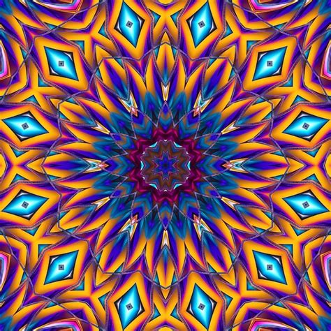 Premium Photo A Colorful Kaleidoscope Pattern With A Kaleidoscope Of Colors And Shapes