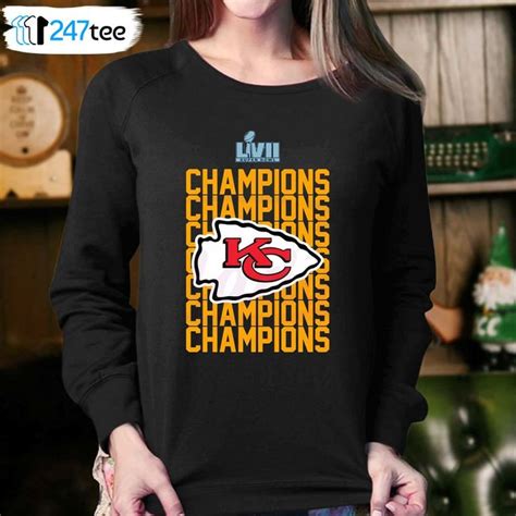 Kansas City Chiefs Champions Super Bowl Lvii Champions Shirt