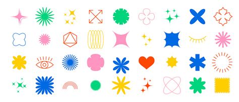 모양 요소 기하학적 추상 그래픽 최소 디자인 벡터 패치 패턴 기하학적 모양 요소 원 별과 삼각형 선 그림 및 추상 최소 예술 아이콘 0명에 대한 스톡 벡터 아트 및 기타