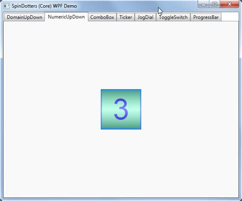 Wpf Spinner Control Stack Overflow