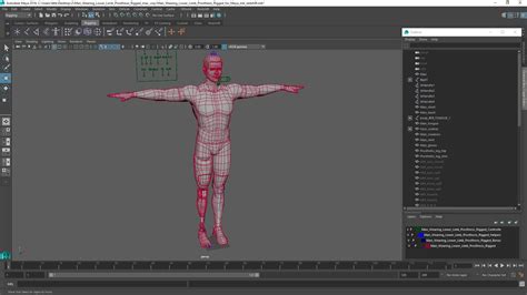 Man Wearing Lower Limb Prosthesis Rigged For Maya 3d Model 3d Molier