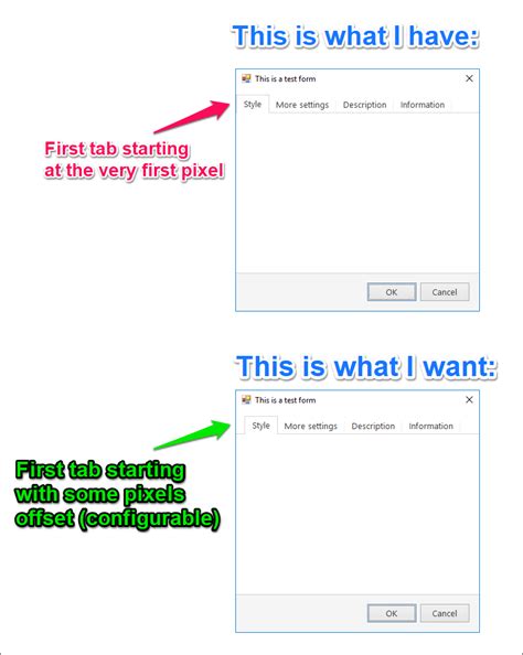 T629988 Possible To Add Some Left Side Offset To Tab Header In