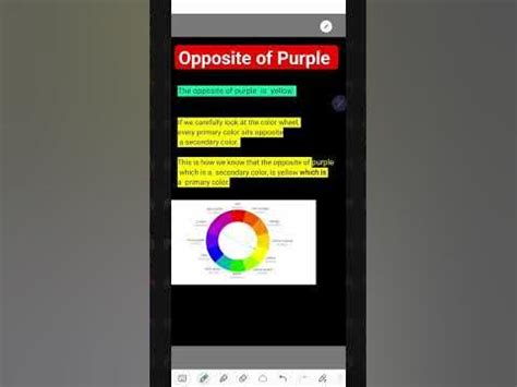 What Is The Opposite Of Purple Purple Youtube