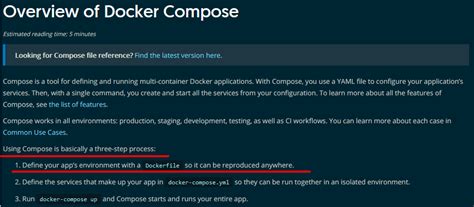 Nodejs How To Setup Docker Compose Without A Dockerfile Stack Overflow